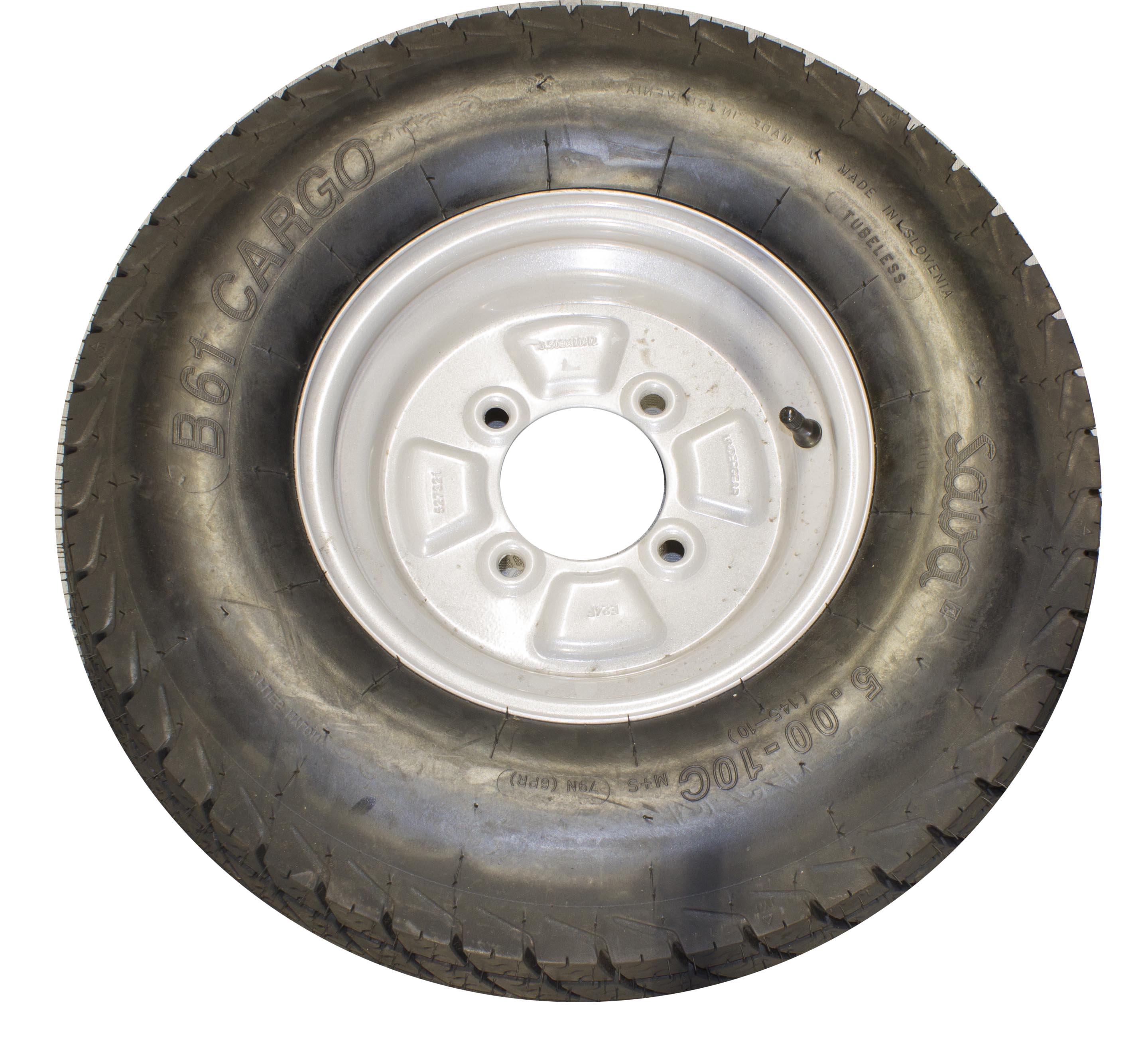 Hjul 5.00 - 10. 4-huls. Neptun